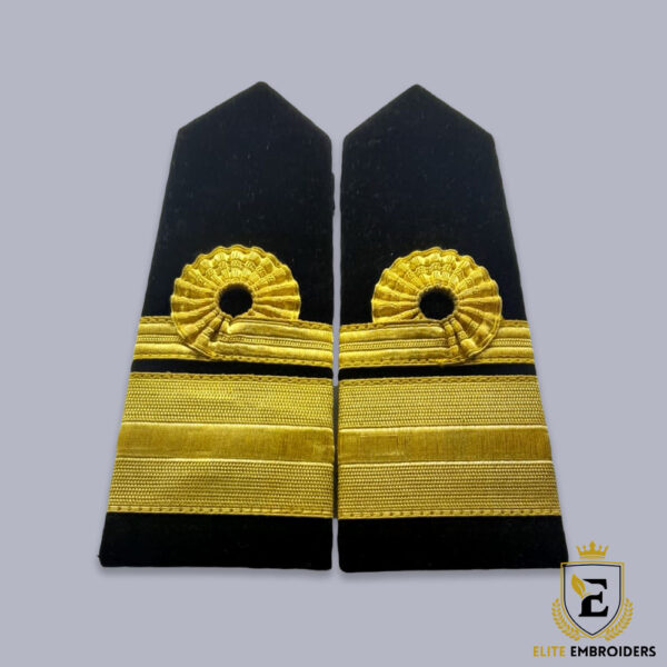 Naval/Marine Chief Officer Rank Shoulder Boards - Elite Embroiders